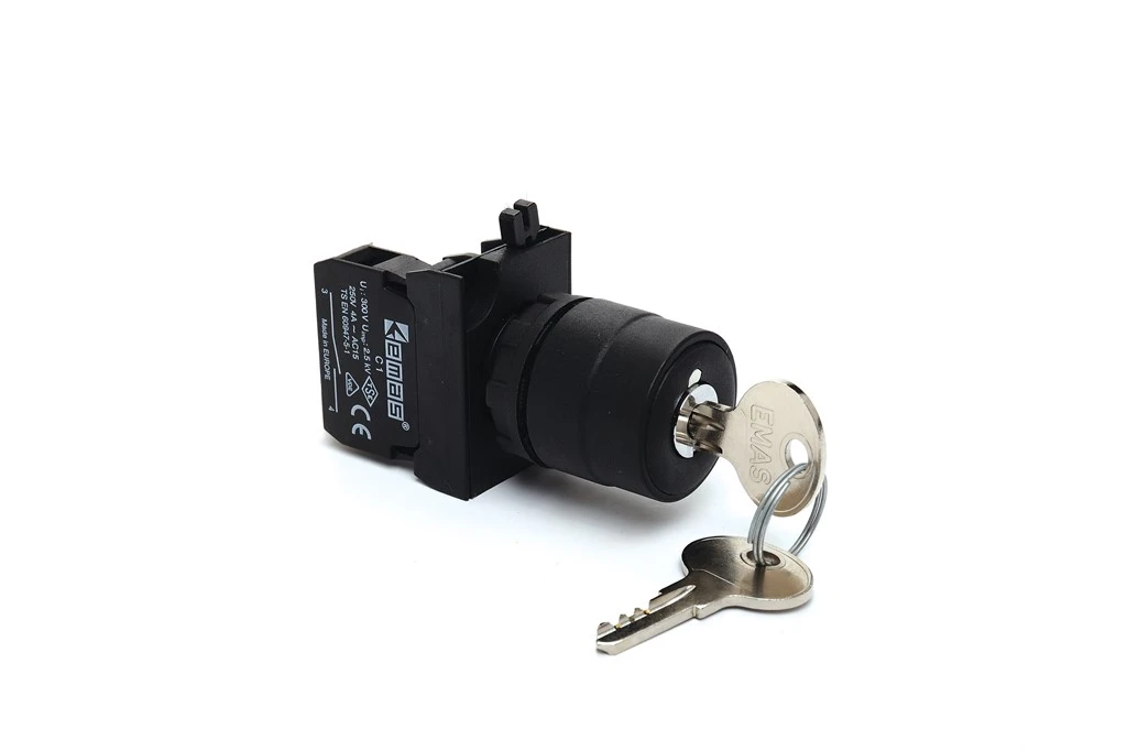 Key Operated Push Button Key Stable Start (0-1) CP100AC20 EMAS - Axxa ...