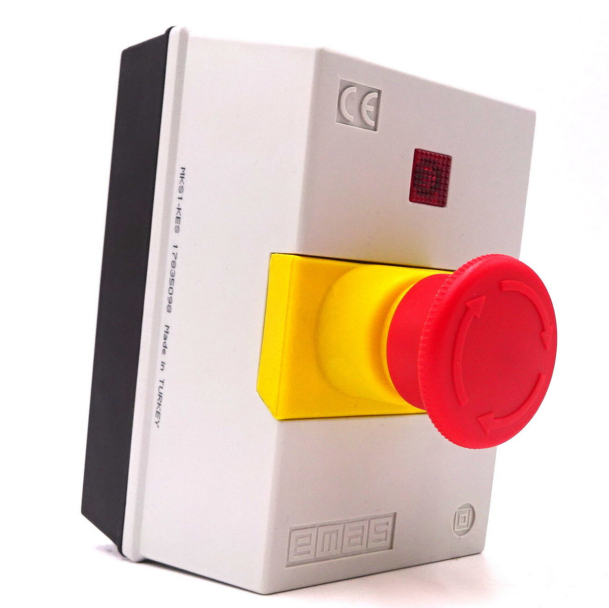 MKS1 Enclosure With Emergency Push Button 40mm + Signal MKS1-KES EMAS ...