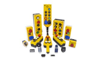Yellow-Black Lift Push Station 9 Ways PA9971 EMAS - Axxa - Motor ...
