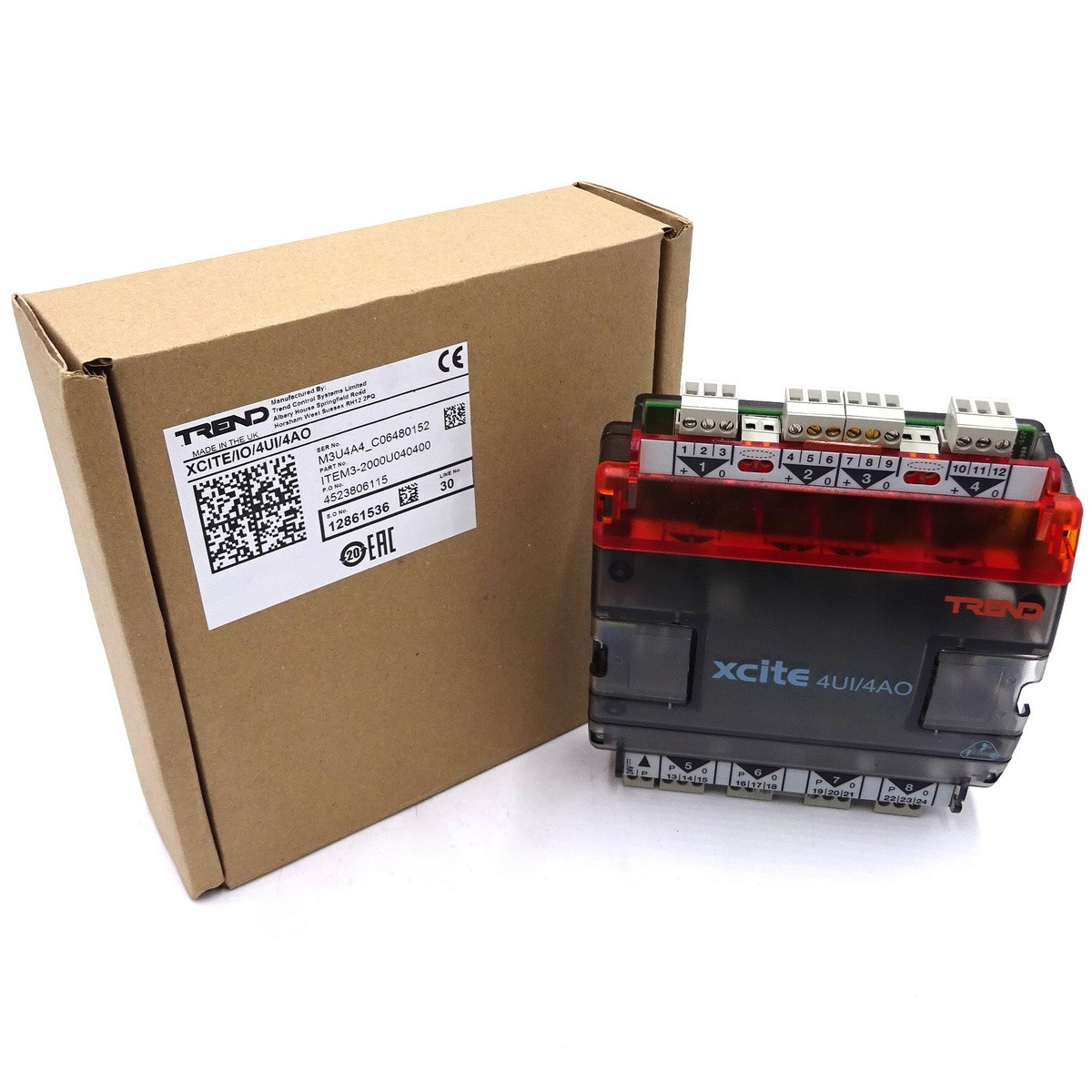 Expander Module XCITE/IO/4UI/4AO Trend 4 Inputs 4 Outputs - Axxa ...