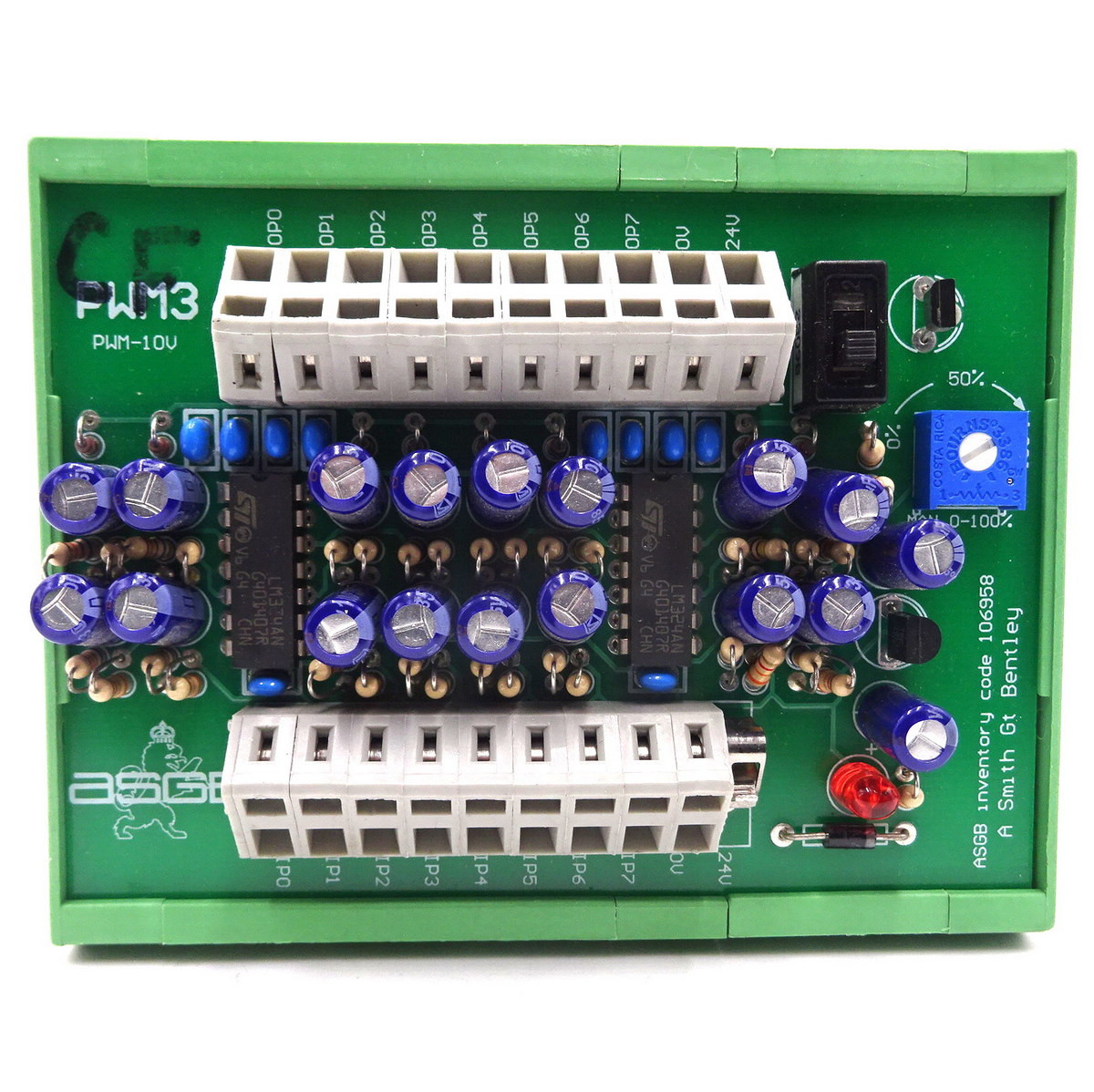 PCB PWM3 ASGE *New* - Axxa - Motor Control & Automation