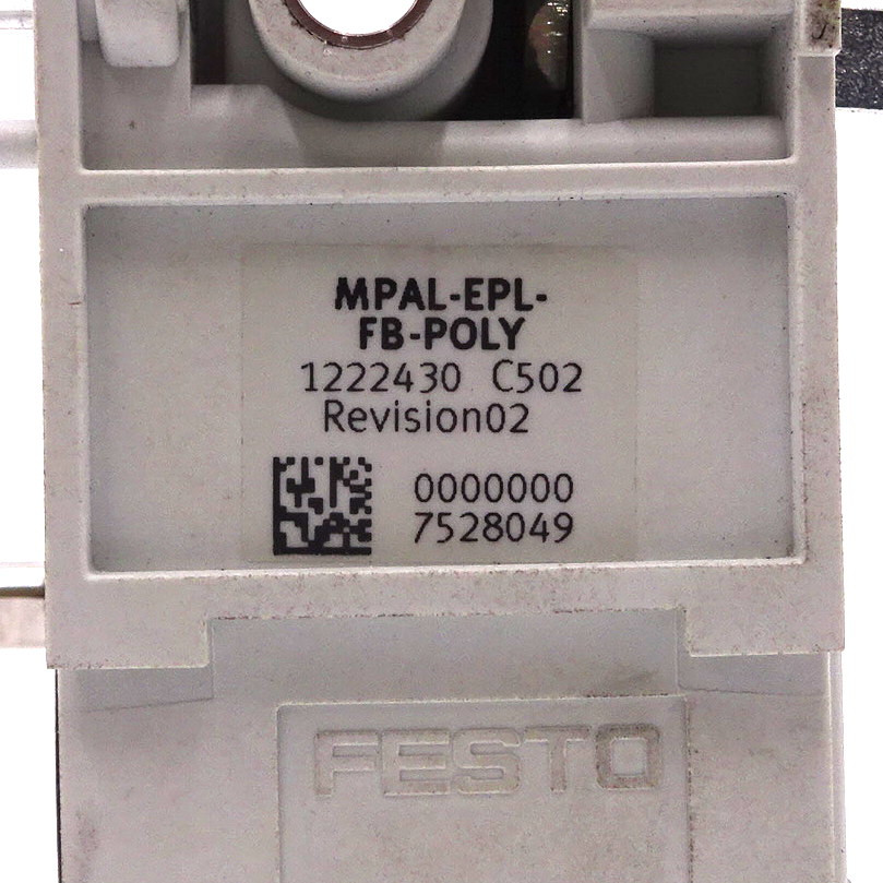 Terminal Valve MPAL-EPL-FB-POLY Festo 1222430 *Fitted* - Axxa - Motor ...