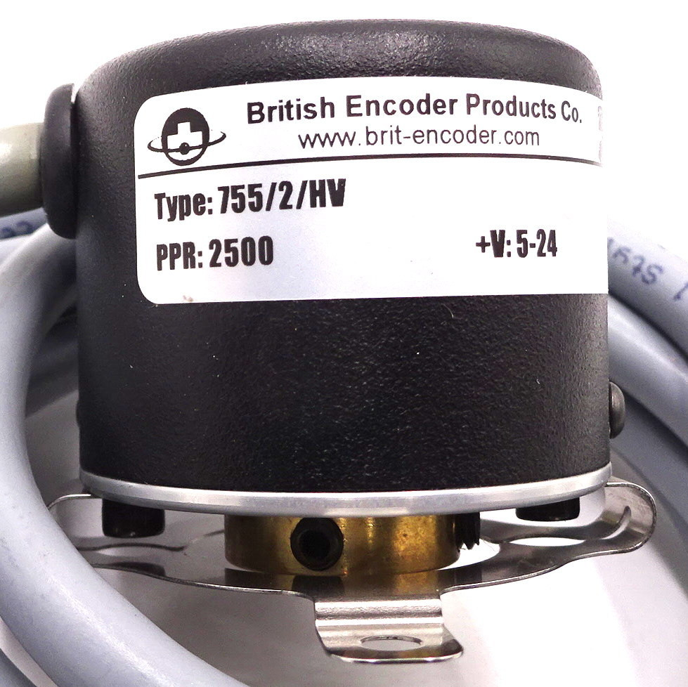 Encoder PPR2500 British Encoder Product Type 755/2/HV - Axxa - Motor ...