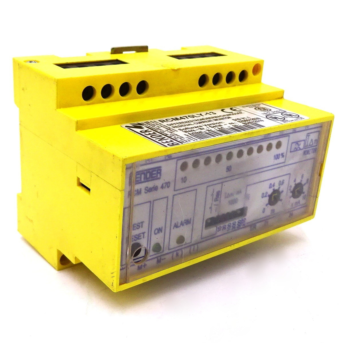 Residual Current Monitor RCM470LY-13 Bender *New* - Axxa - Motor ...