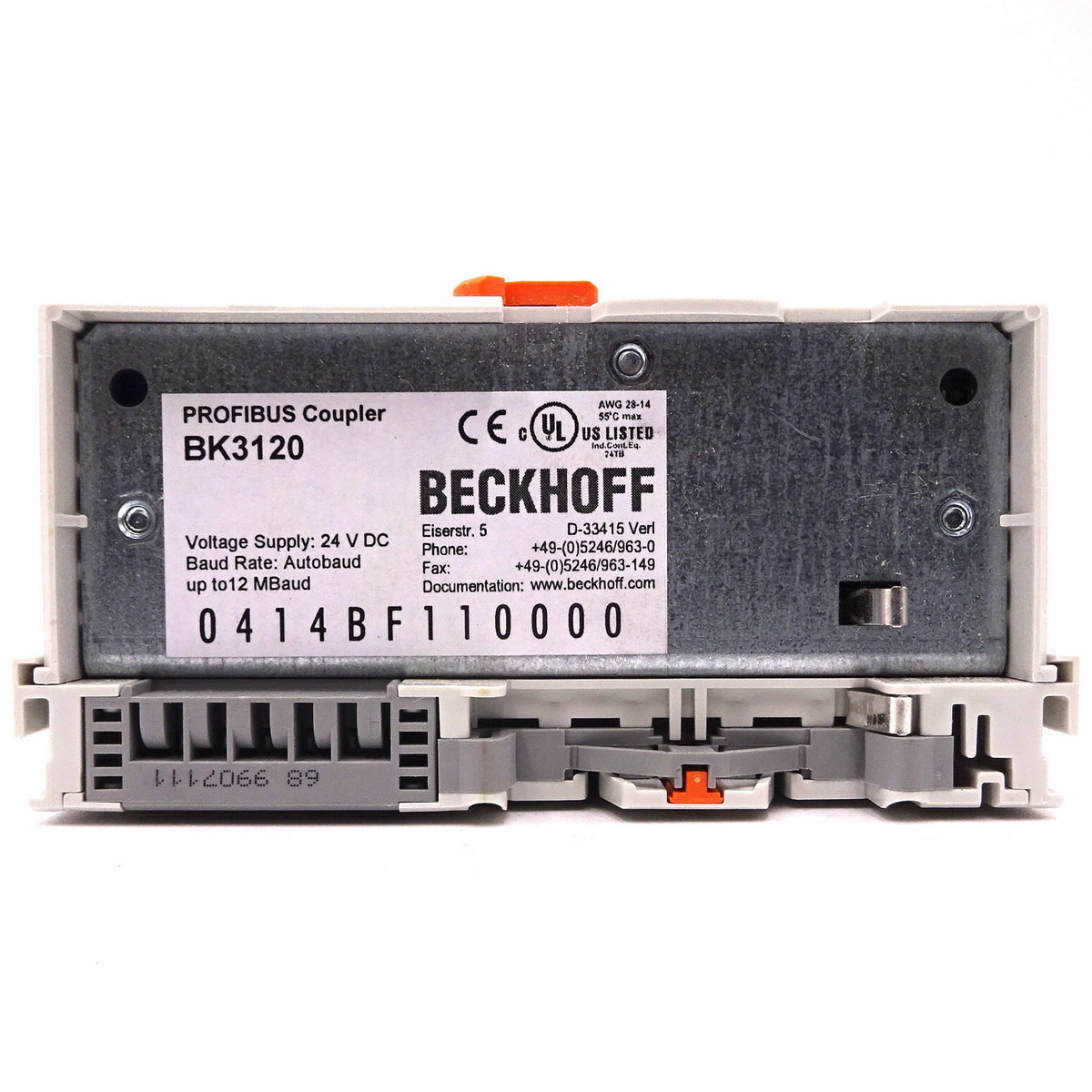 Profibus BK3120 Beckhoff 24VDC - Axxa - Motor Control & Automation