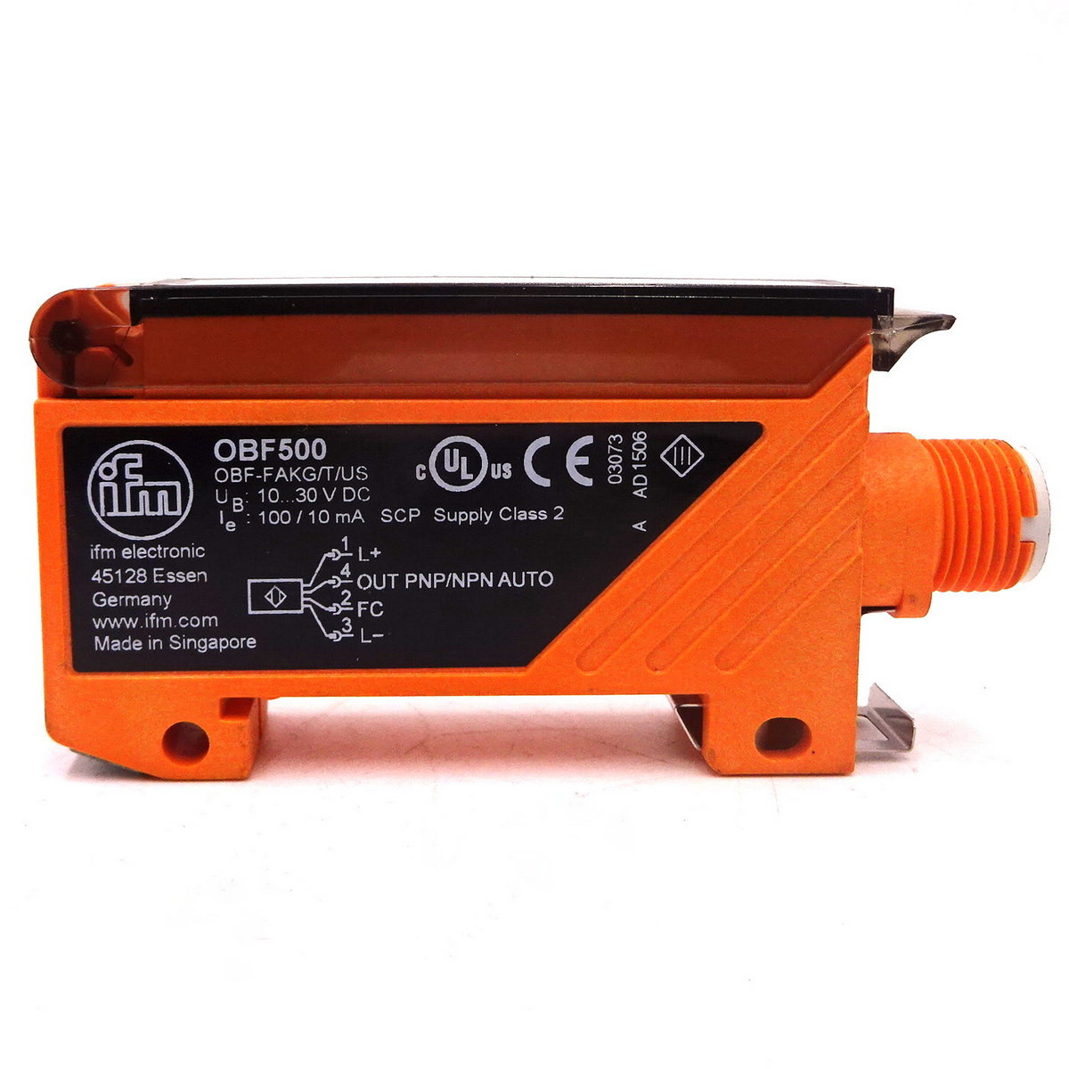 Fiber Optic Amplifier OBF500 OBF-FAKG/T/US IFM 10-30VDC 10mA *New ...