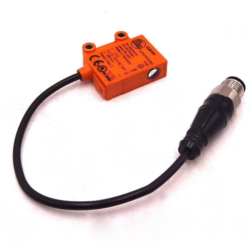 Retro-reflective Sensor OJ5191 OJPGFPKG/SO IFM 10-30VDC 200mA 1.5m *New ...