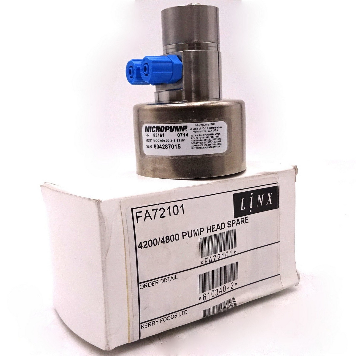 Pump Head FA72101 Linx - Axxa - Motors & Motor Control