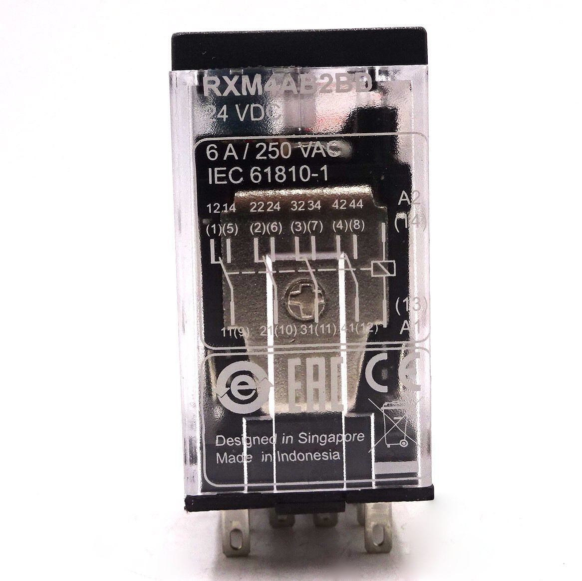Plug-In Relay RXM4AB2BD Schneider 24VDC *New* - Axxa - Motor Control ...