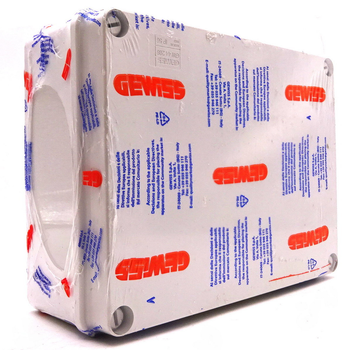 Junction Box GW-44208 Gewiss 240x190x90 - Axxa - Motor Control & Automation