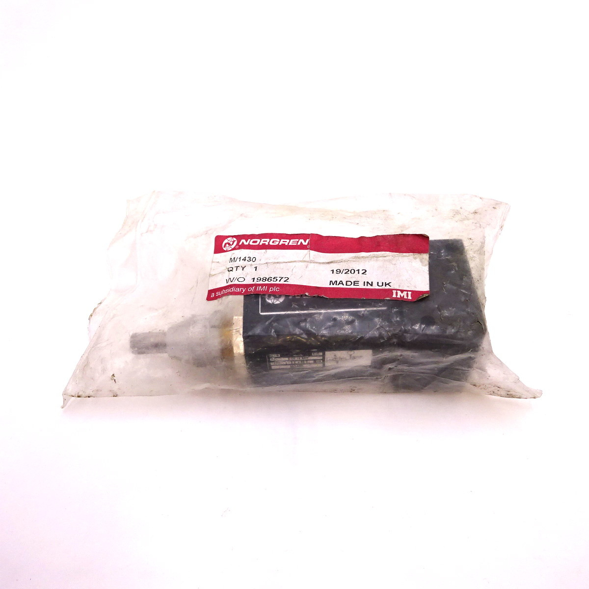 Time Delay Valve M/1430 Norgren 0.2-5s 10 bar max - Axxa - Motor ...