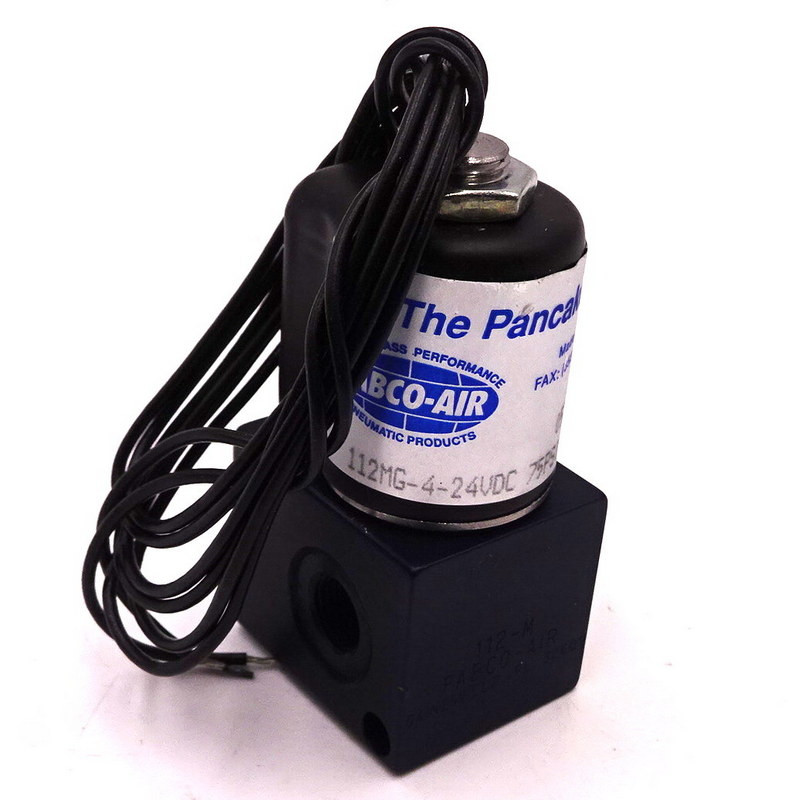 Pneumatic Valve 112MG-4-24VDC Fabco 24VDC 75PSI *New* - Axxa - Motor ...