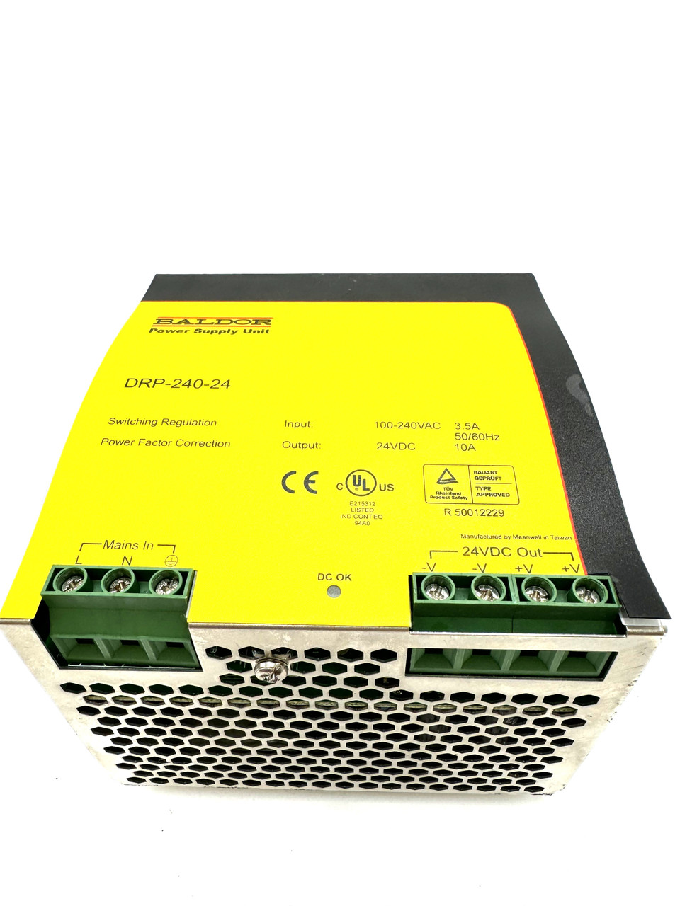 Power Supply DRP-240-24 Baldor 24VDC 10A DRP24024 - Axxa - Motor ...