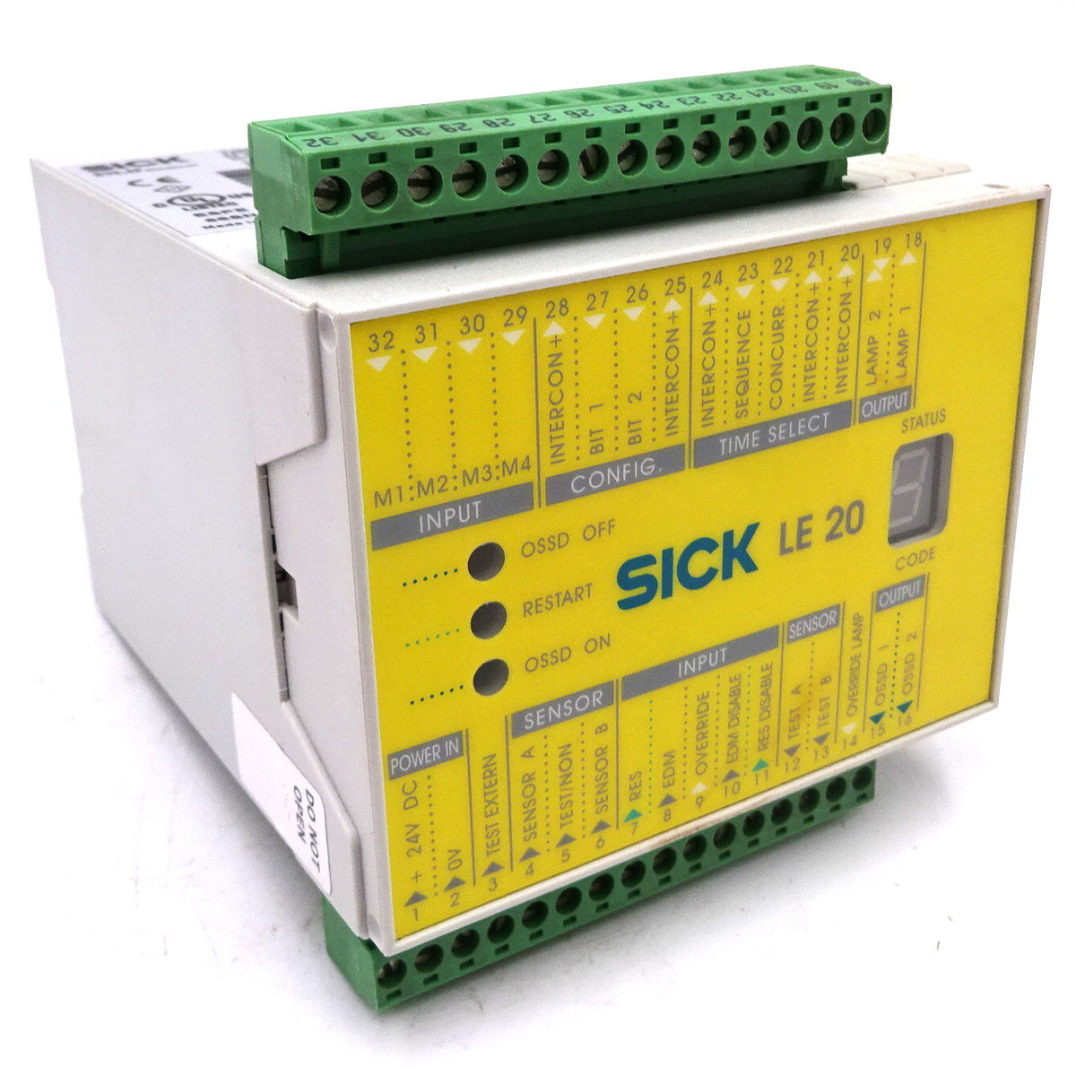 Safety Switching Amplifier LE20-2621 SICK 5ms 5W 500mA 6020341 *Used ...