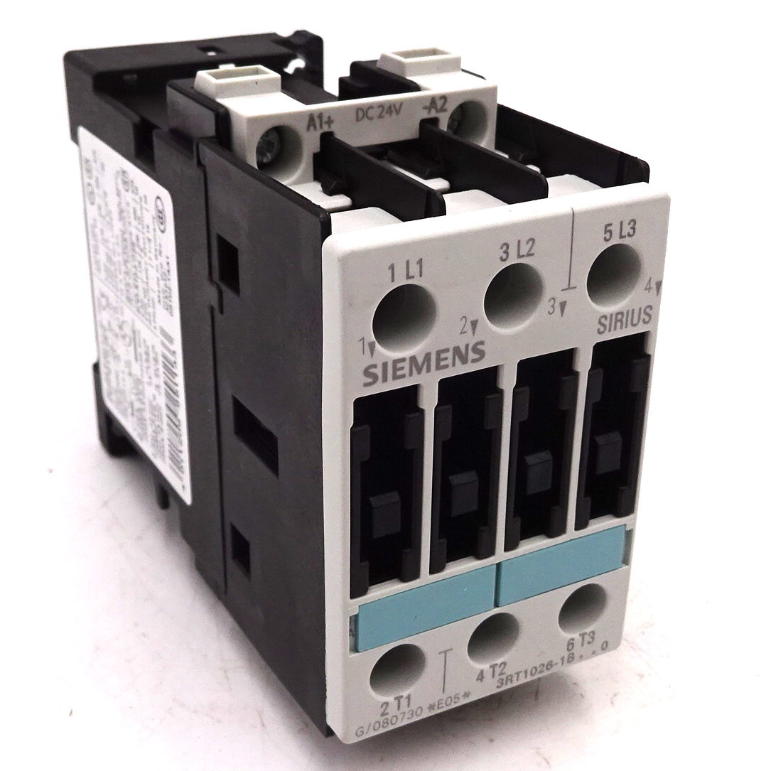 Contactor 3RT1026-1BB40 Siemens 11kW 24VDC *New* - Axxa - Motor Control ...