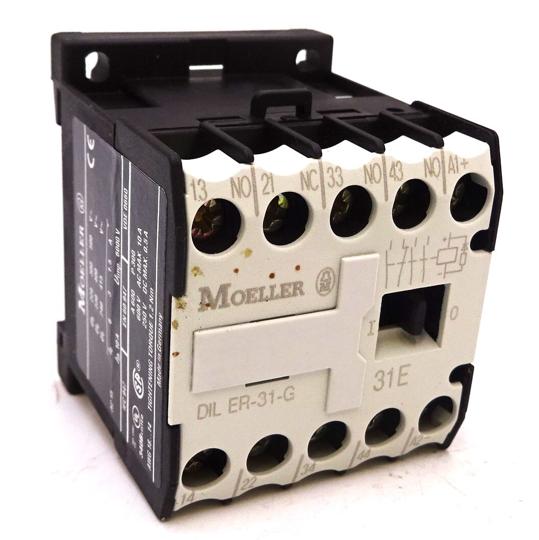 Mini Contactor DILER-31-G Eaton 24VDC 3A 3NO/1NC - Axxa - Motor Control ...
