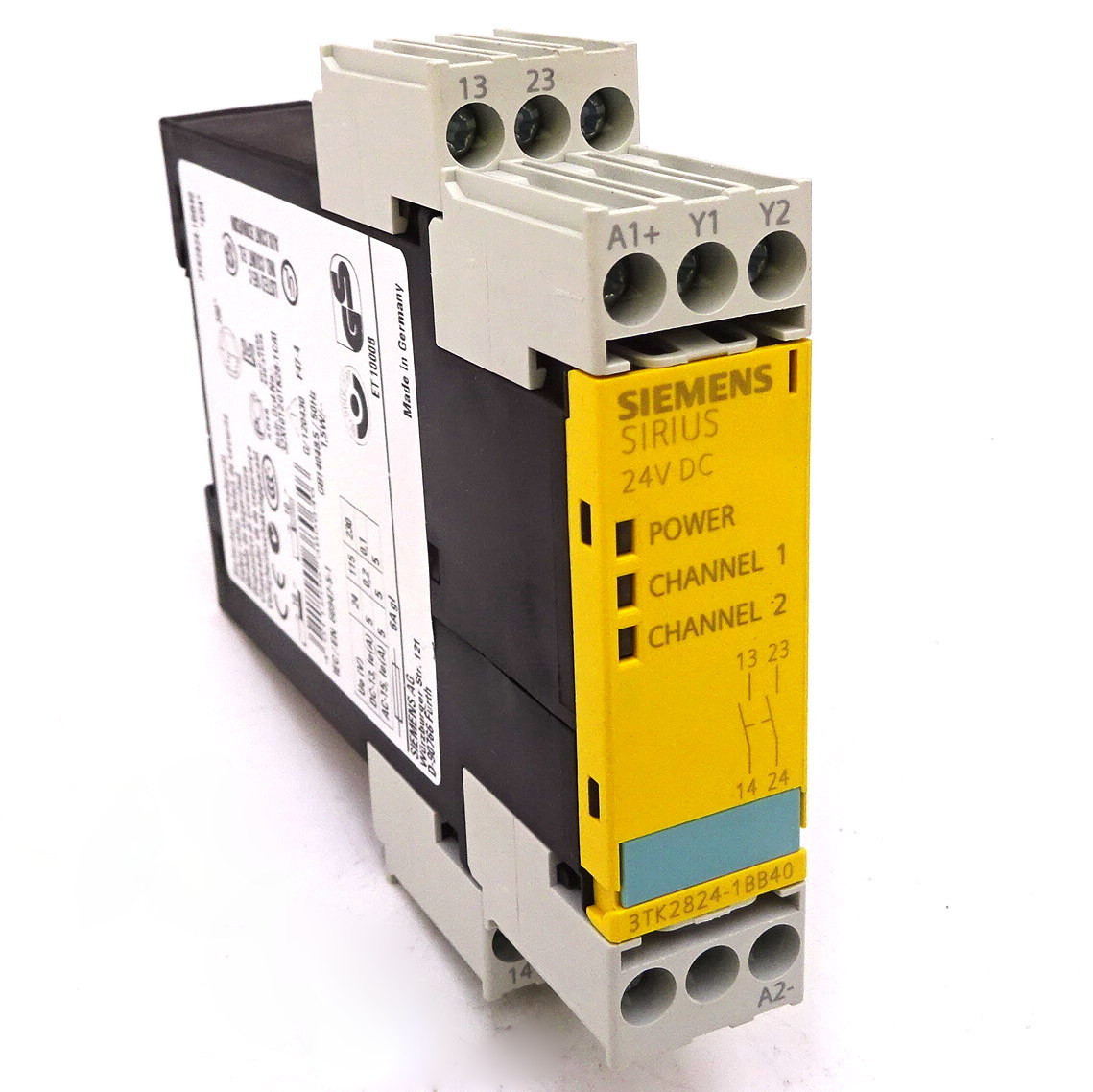 Safety Relay 3TK2824-1BB40 Siemens SIRIUS 24VDC - Axxa - Motor Control ...