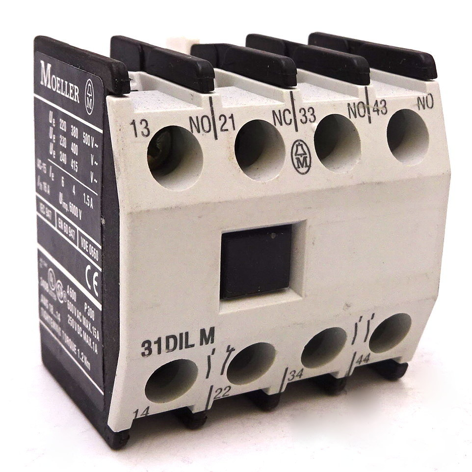 Auxiliary Contact 31DILM Moeller *New* - Axxa - Motor Control & Automation