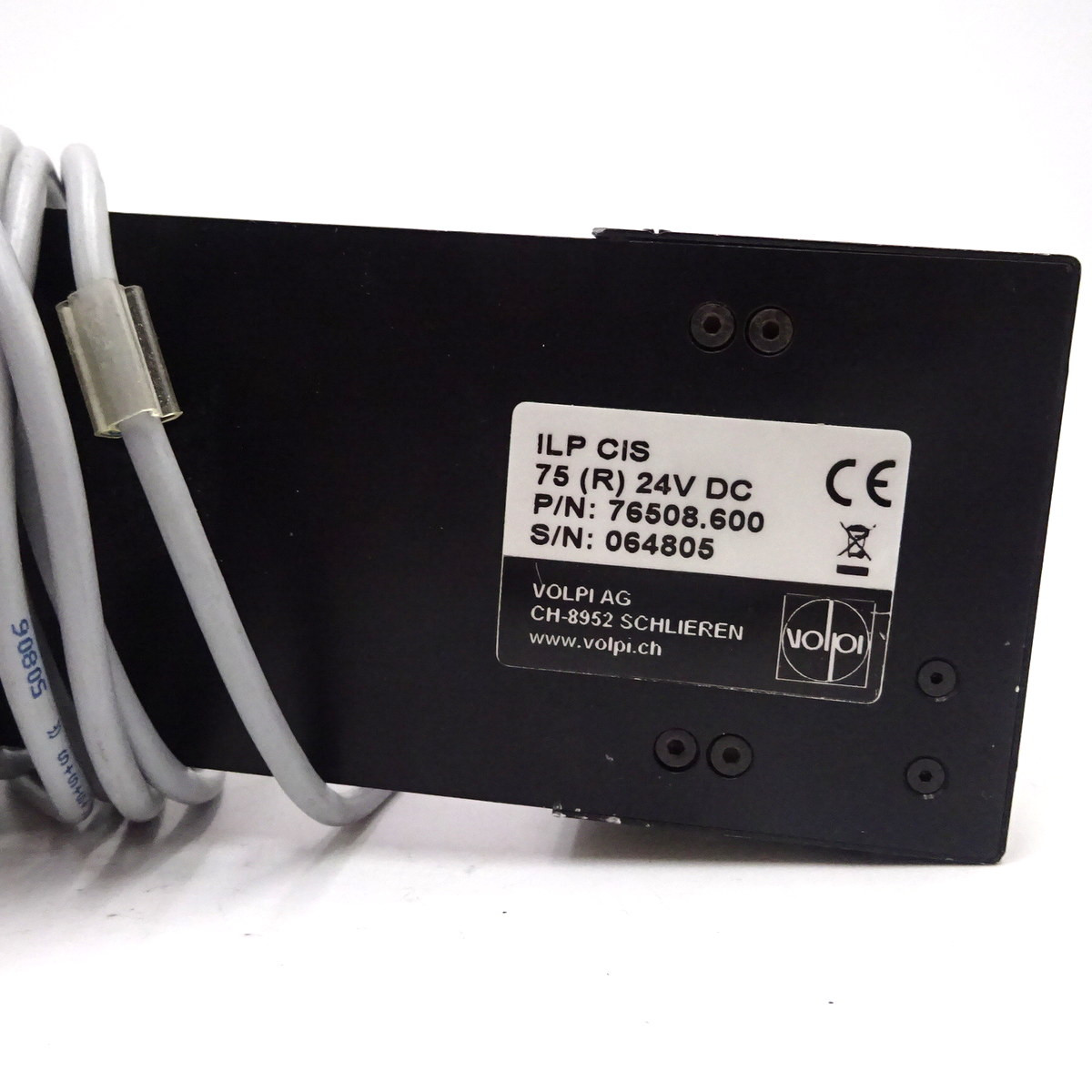 Axial Diffuse illuminator ILP CIS Volpi 75 (R) 24VDC *New* - Axxa ...