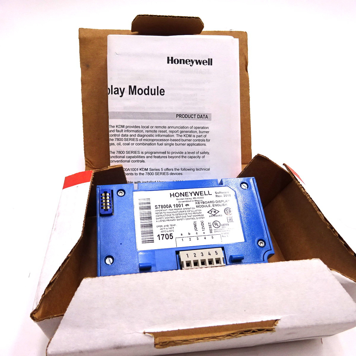 Keyboard Display Module S7800A-1001 Honeywell S7800 *New* - Axxa ...