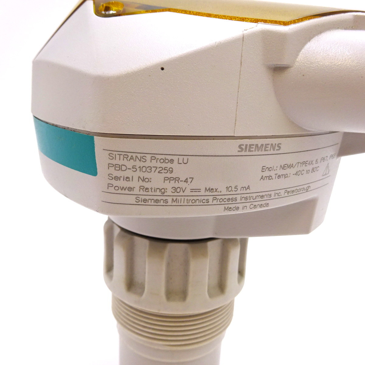 Ultrasonic Level Probe PBD-51037257 Siemens SITRANS PROBE LU ...