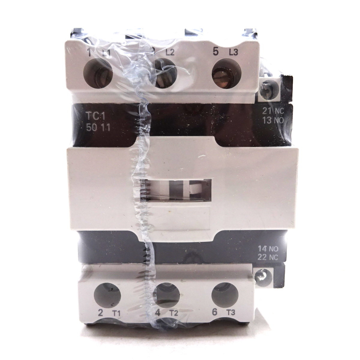 Contactor TC1D5011N7 Intertek AC-3 50A 22kW 415VAC 50/60Hz 3P 1NC+1NO ...