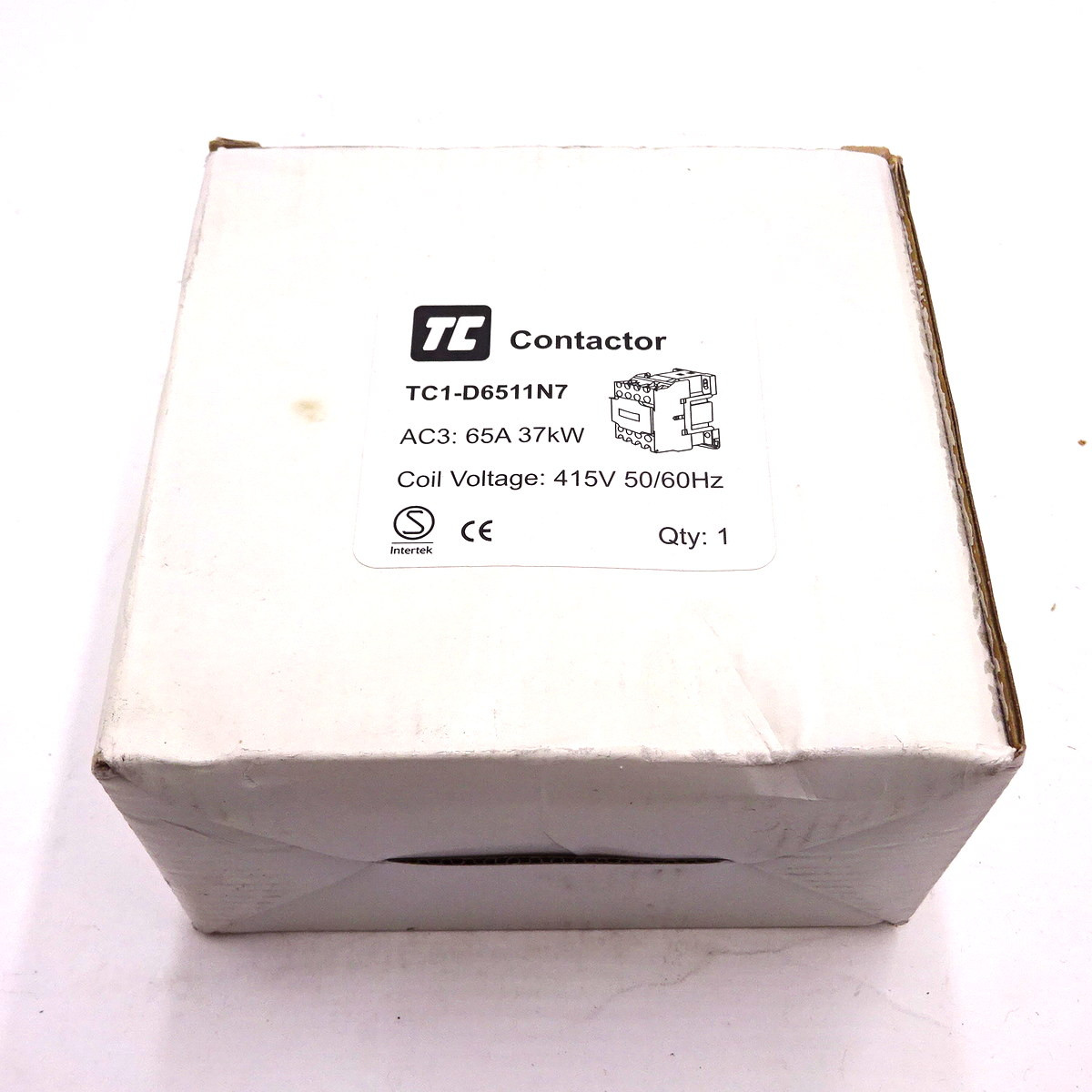 Contactor TC1D6511N7 Intertek AC-3 65A 37kW 415VAC 50/60Hz 3P 1NC+1NO ...