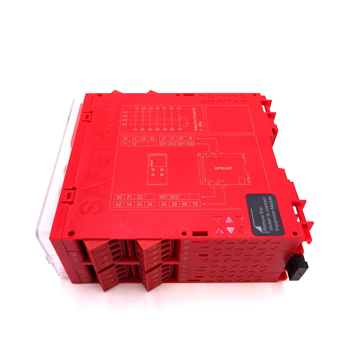 Safety Module XPSUAT33A3AP Schneider 48-240VAC/DC Cat4 3NO 1NC IP20 ...