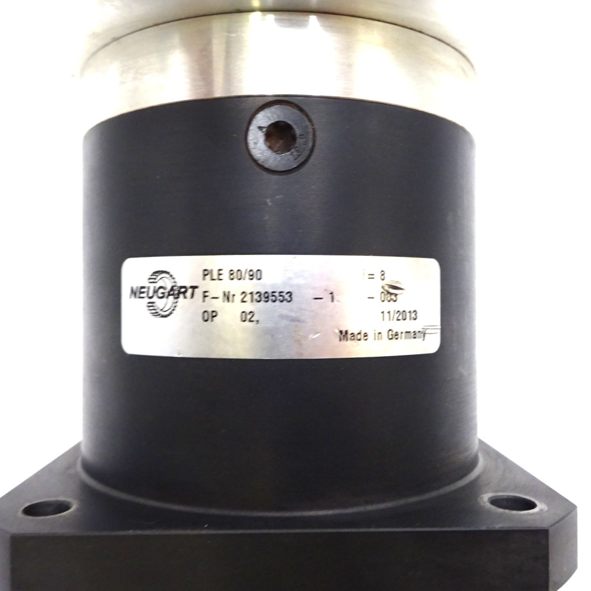 Planetary Gearbox PLE80/90-B5 Neugart i=8 B5 Face Mount PLE8090B5 *Used ...
