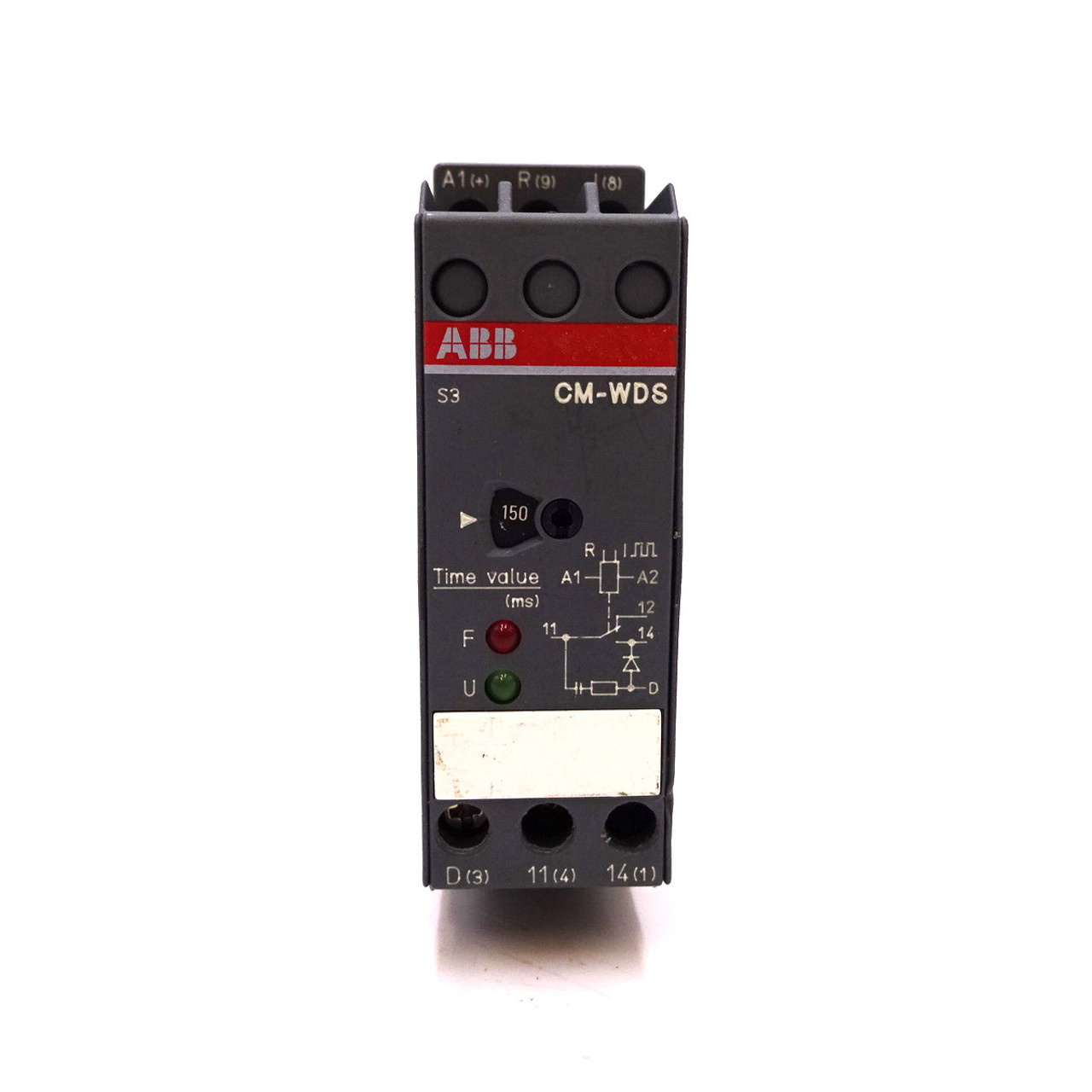 Watchdog Monitoring Relay 1SVR430896R000 ABB 24Vdc 0.5ms-1s 1CO CM-WDS *Used* - Axxa - Motor ...