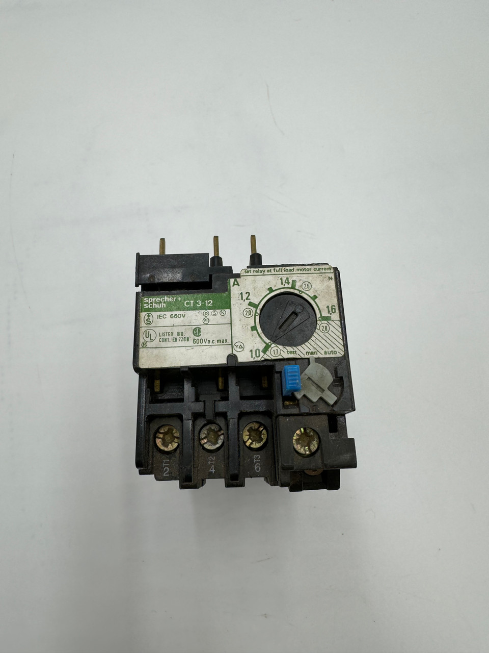 Overload Relay CT3-12-1.6 Sprecher & Schuh 1.0-1.6A CT3121.6
