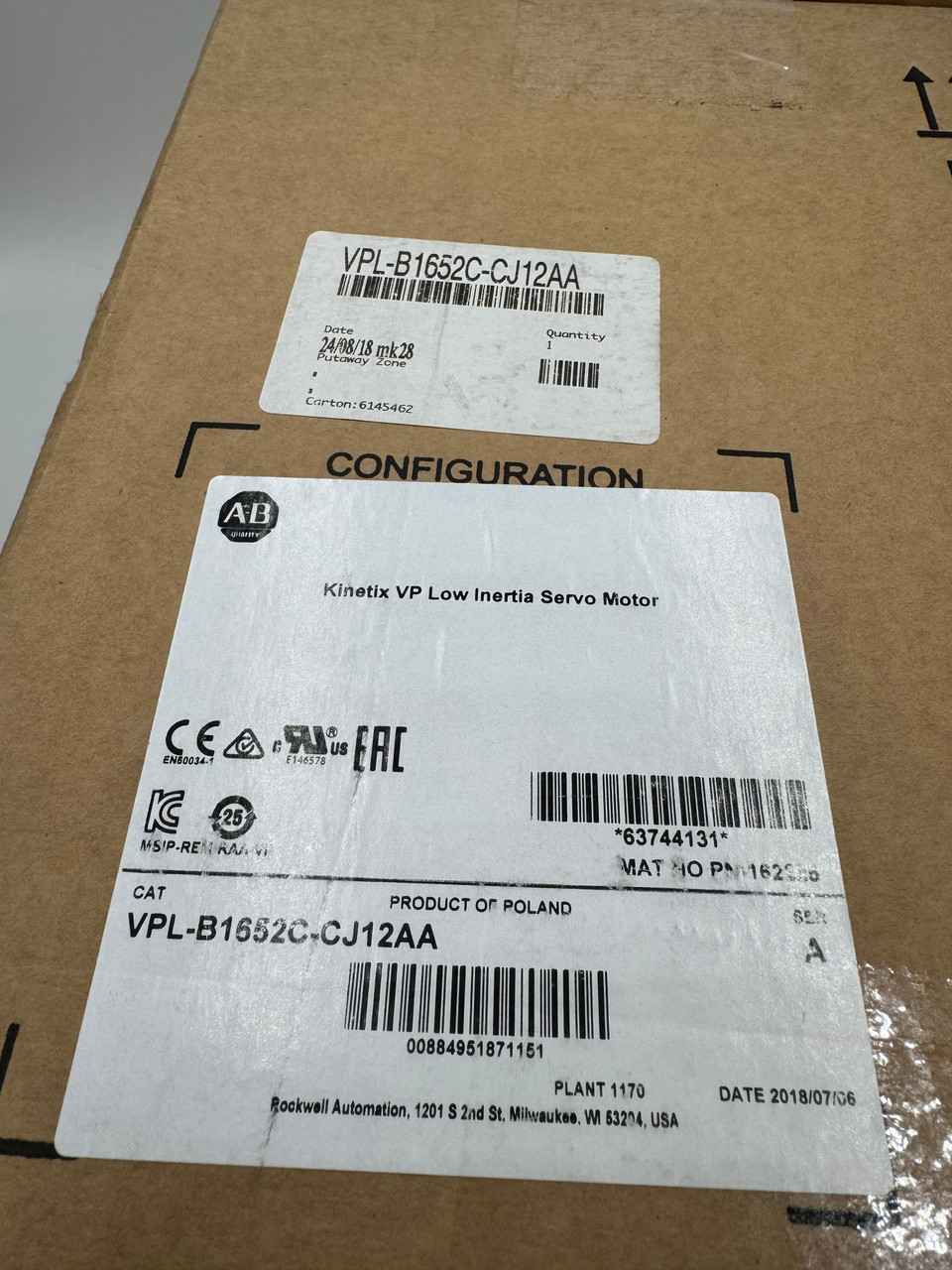 Line Reactor 1321-3R12-B Allen-Bradley Three-Phase Line Reactor. Open ...