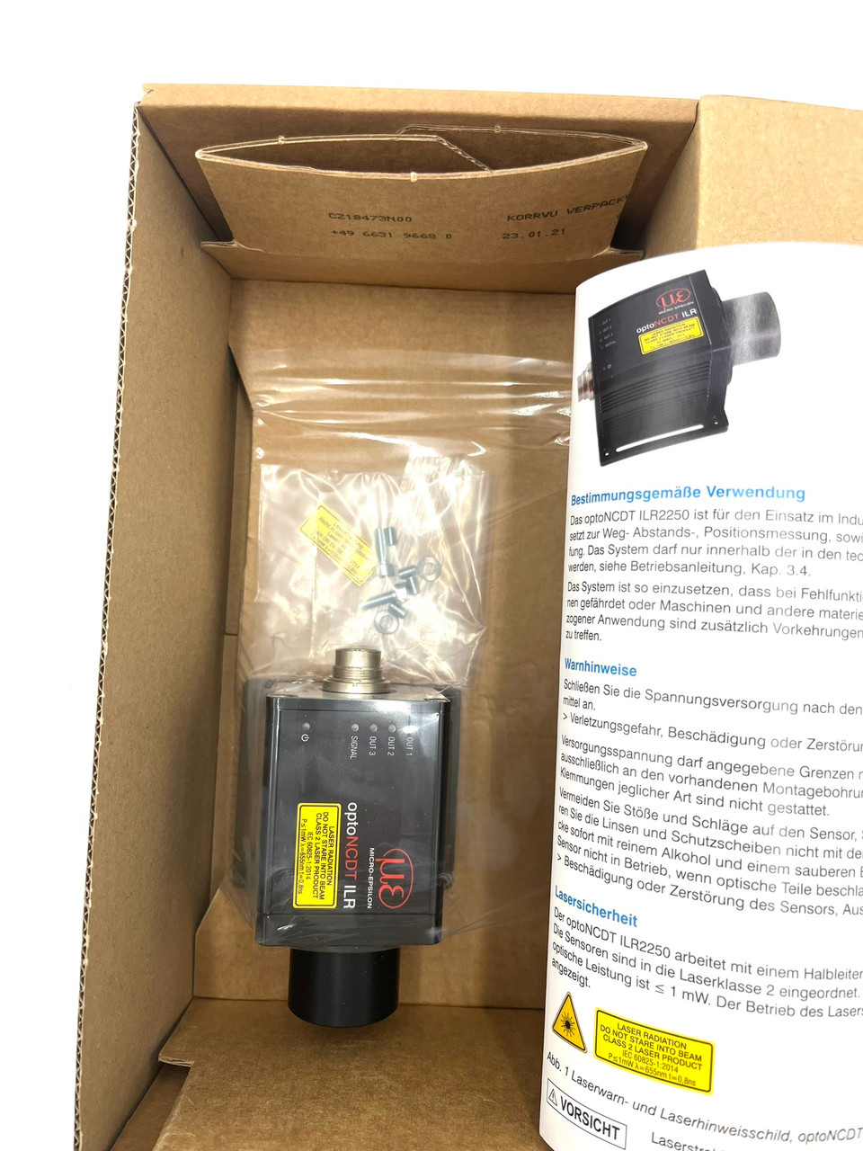 Laser Distance Sensor ILR2250-100 Micro-Epsilon ILR2250100