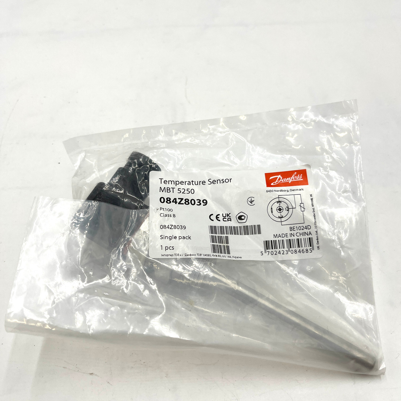 Temperature Sensor 084Z8039 Danfoss MBT 5250