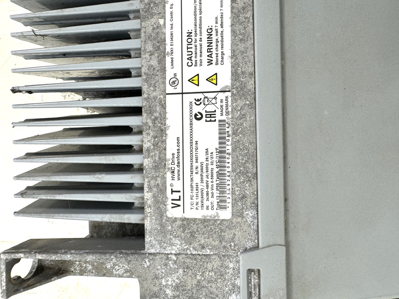 Inverter Drive 131L9241 Danfoss 3Ph 15kW IP55 VFD