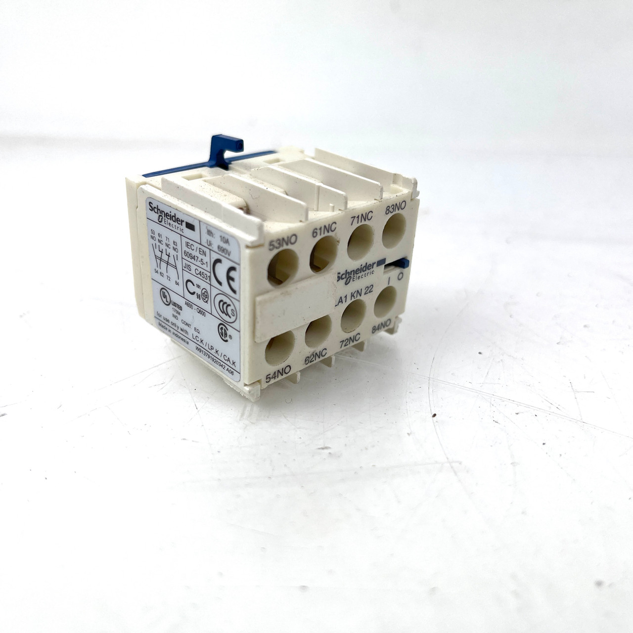 Auxiliary Contact Block LA1KN22 Schneider 2NO 2NC Front Mount *Used ...