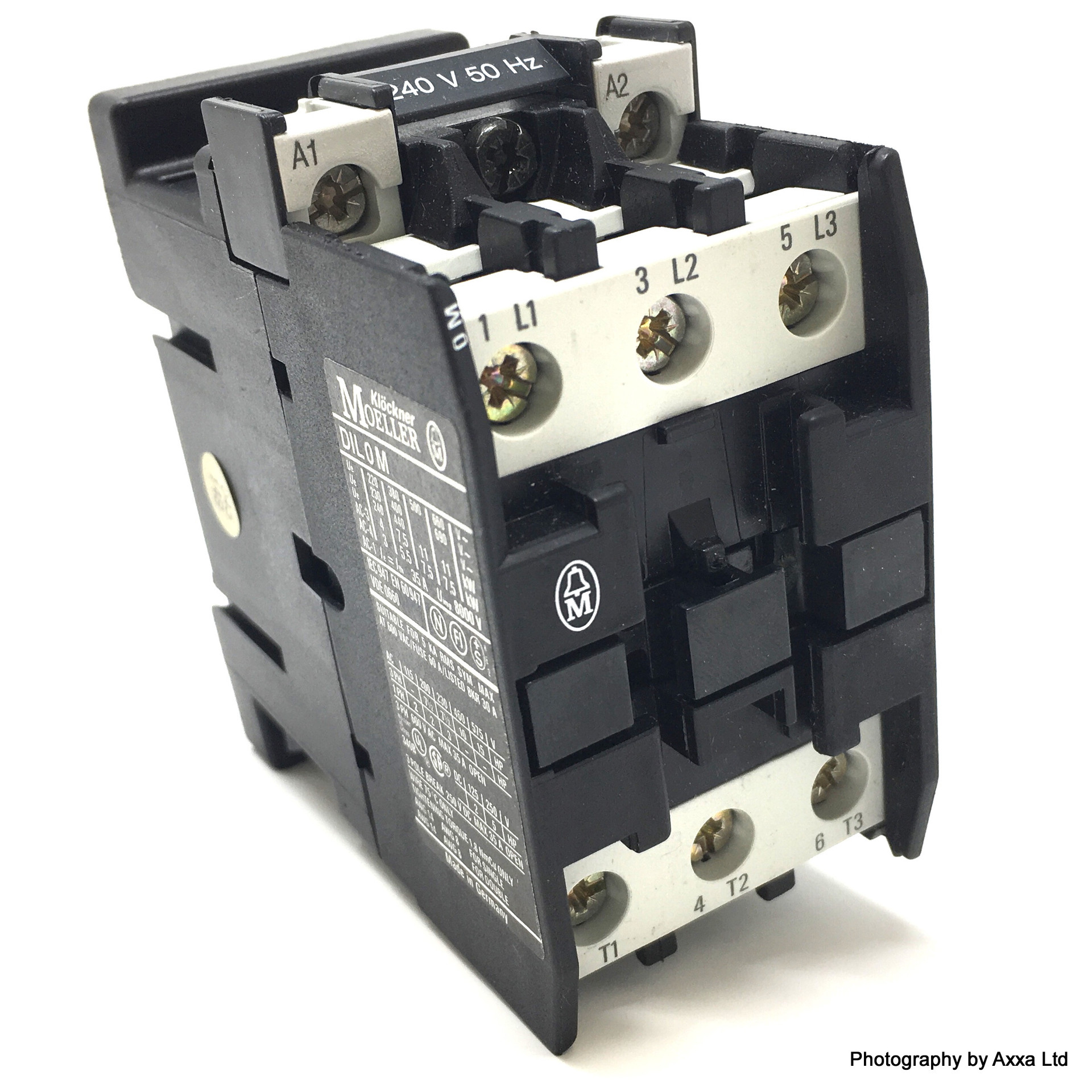 Contactor DIL0M-240VAC Moeller 240VAC 7.5kW DIL-0-M-240 - Axxa - Motor ...