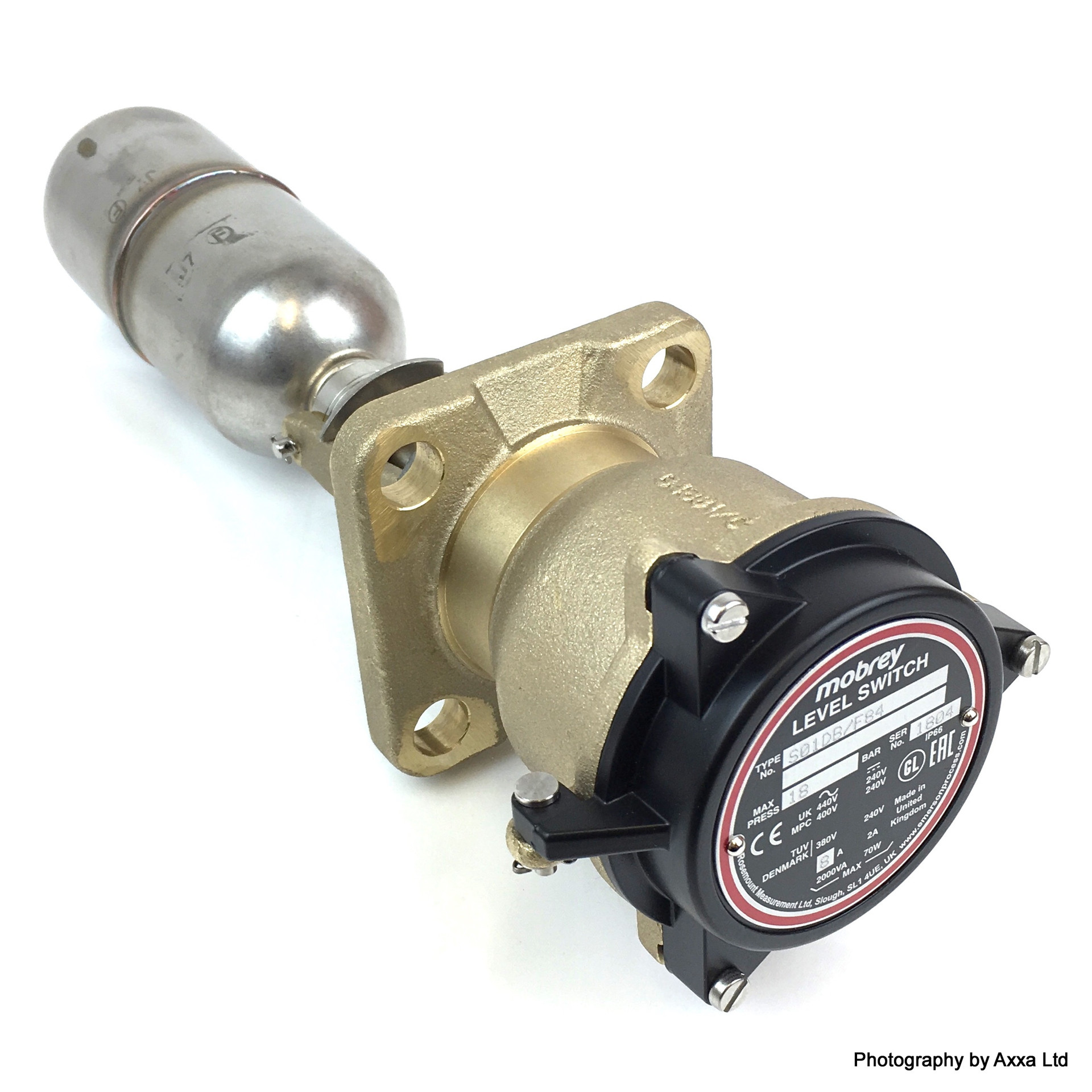 Horizontal Float Level Switch S01DB/F84 Mobrey S01DBF84 - Axxa - Motor ...