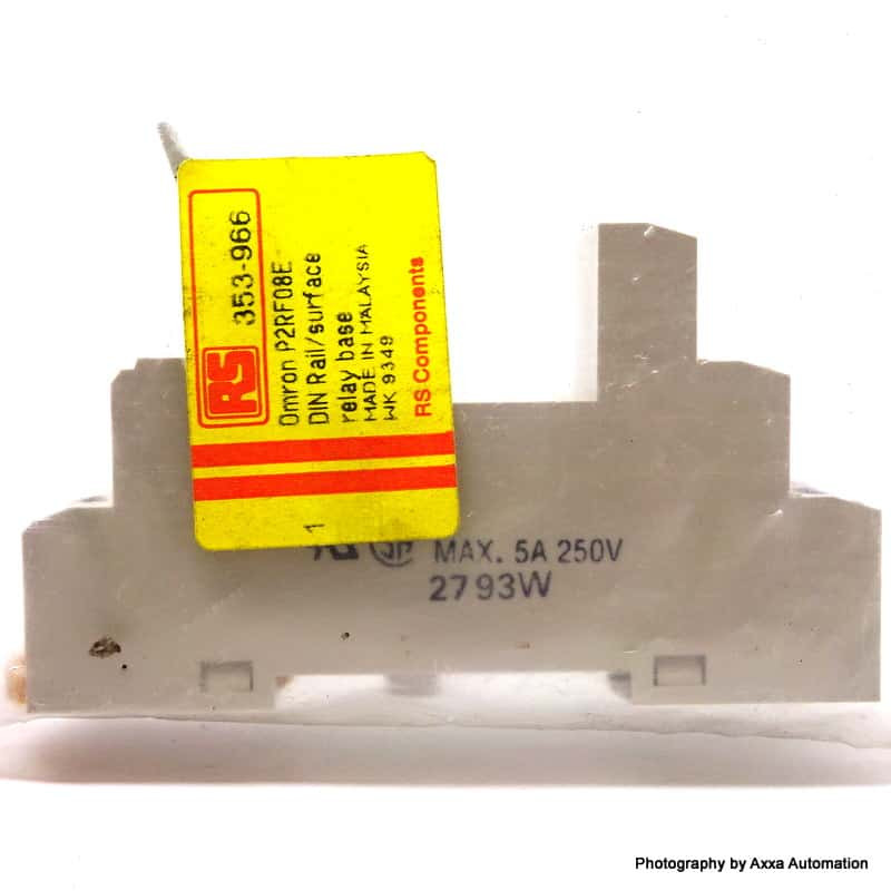 Relay Socket P2RF-08-E Omron - Axxa - Motor Control & Automation