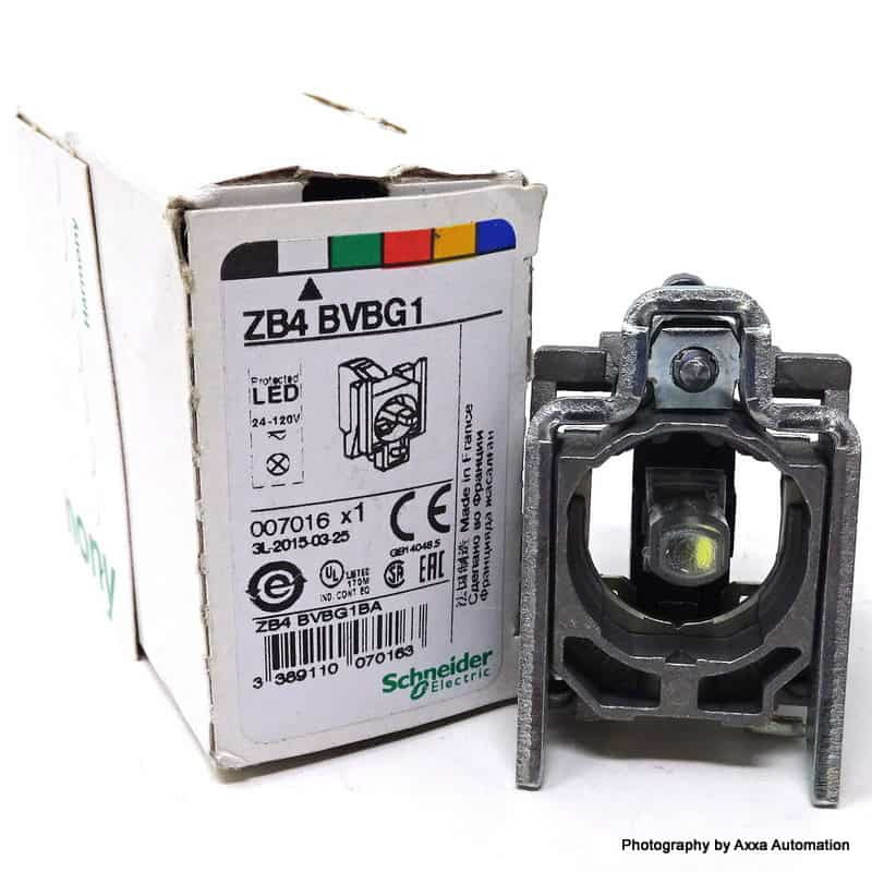 White LED Light Block ZB4-BVBG1 Schneider ZB4BVBG1 007016 - Axxa ...