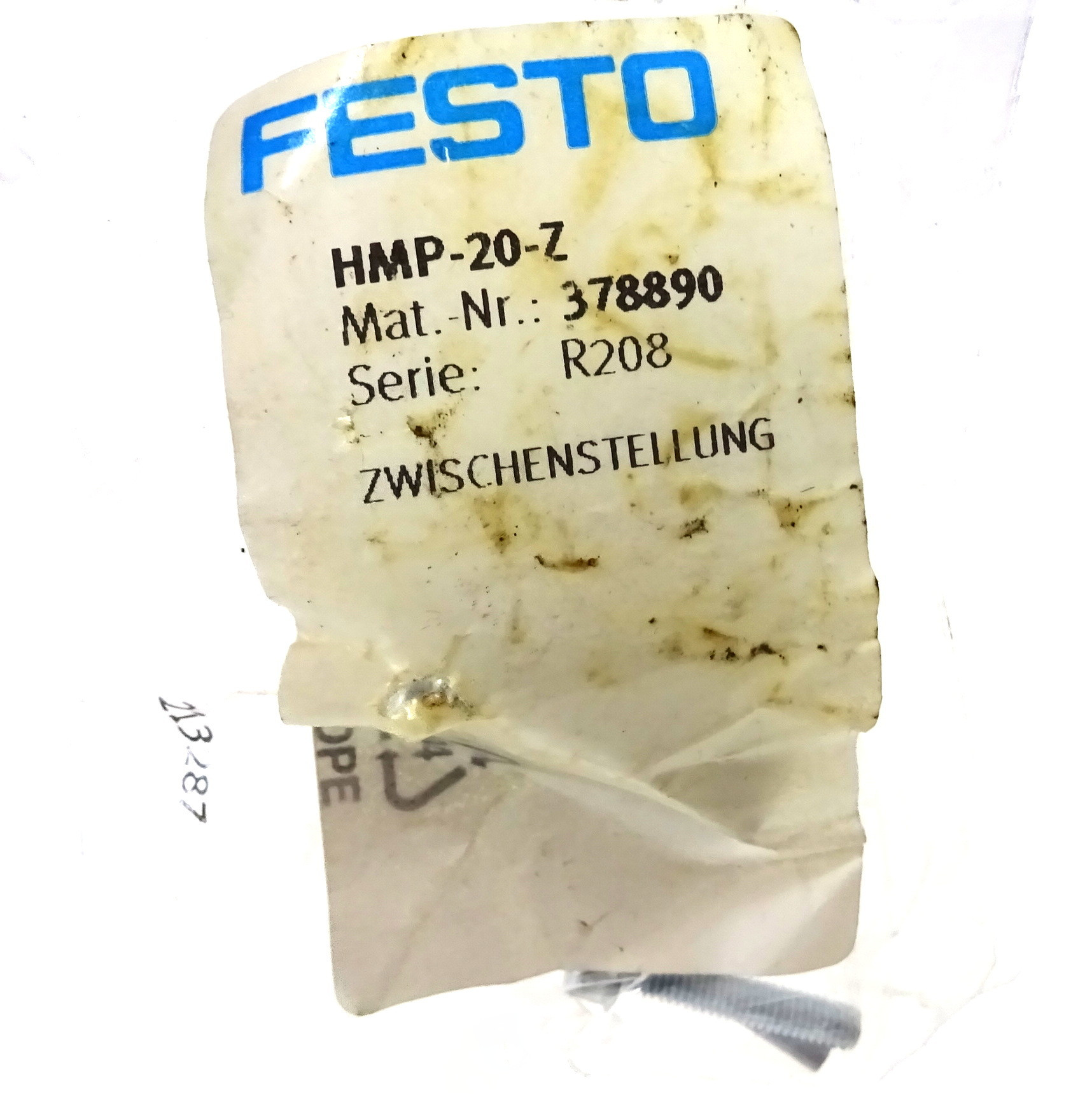 Intermediate Position Module HMP-20-Z Festo - Axxa - Motor Control ...