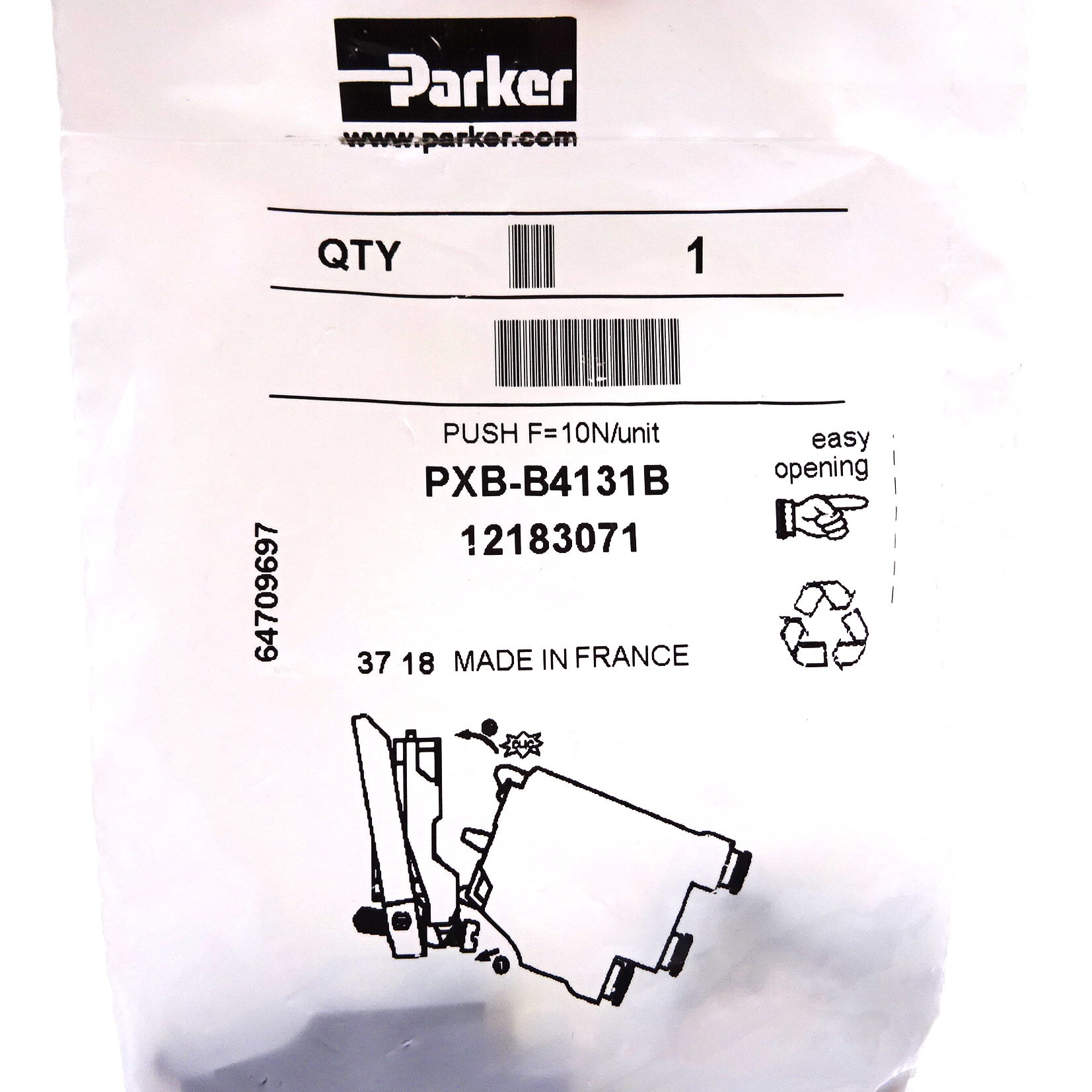 3/2 Control Valve PXB-B4131B Parker PXB Series PXBB4131B - Axxa - Motor ...