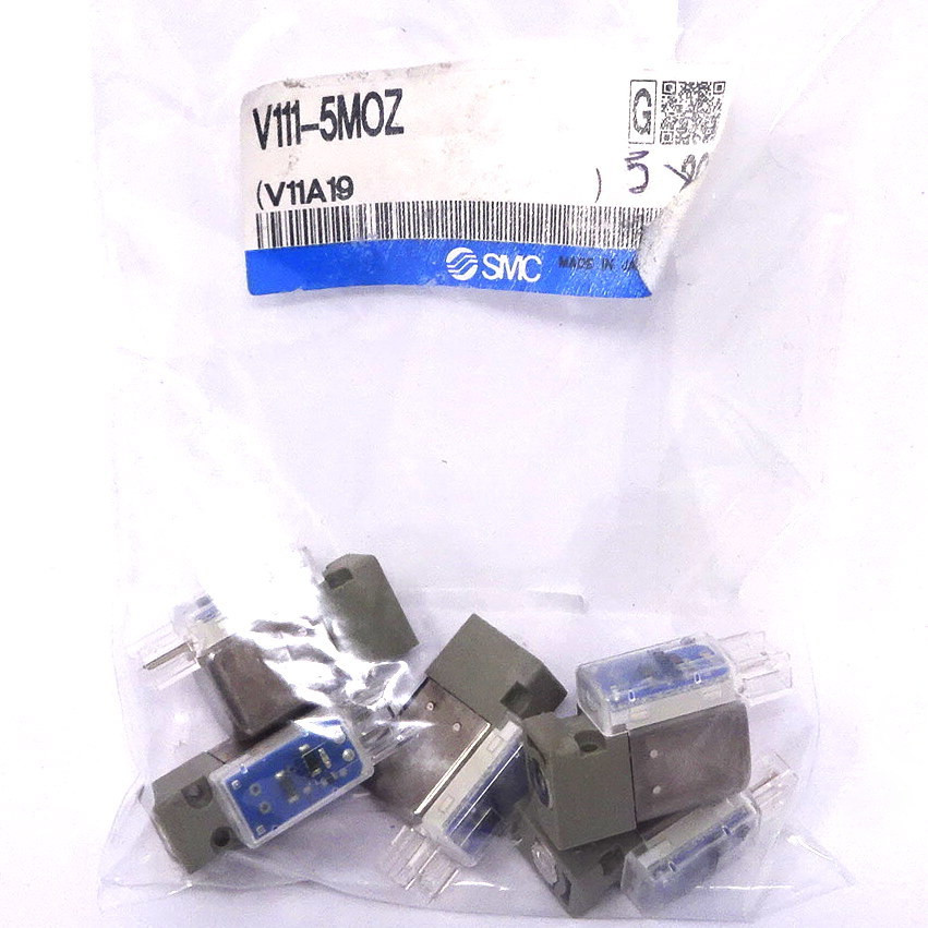 3 Port Solenoid Valve V111-5MOZ SMC 24VDC *New* - Axxa - Motor Control ...