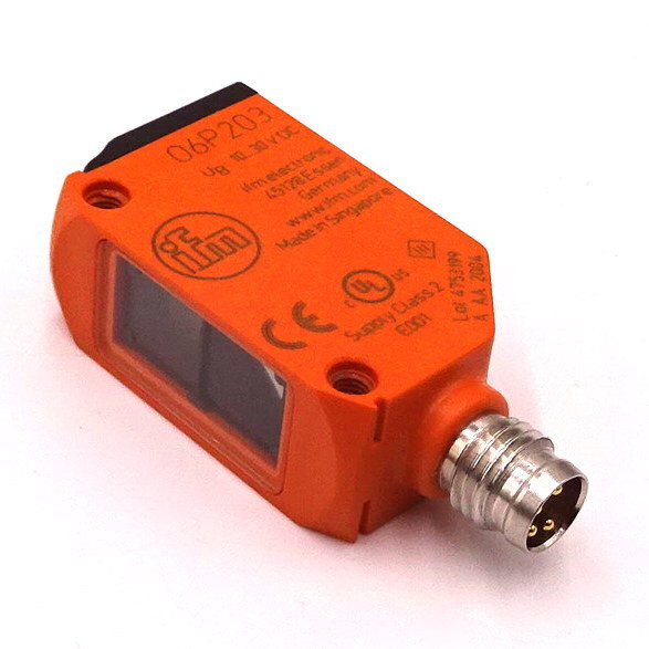 Retro-reflective Sensor O6P203 IFM 10-30VDC 100mA 5m - Axxa - Motor ...