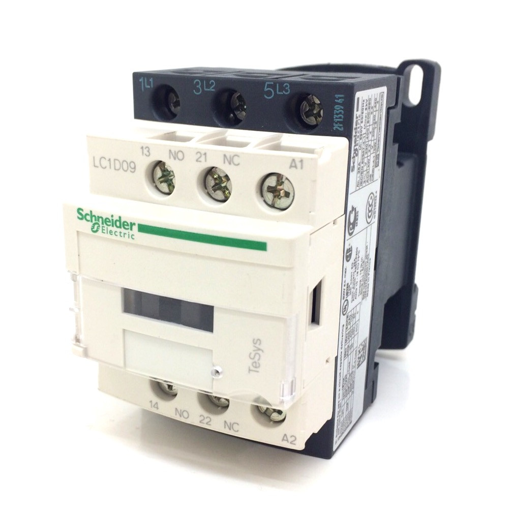 Contactor LC1D09U7 Schneider 230/240VAC 4kW 034911 LC1D09-U7 - Axxa ...