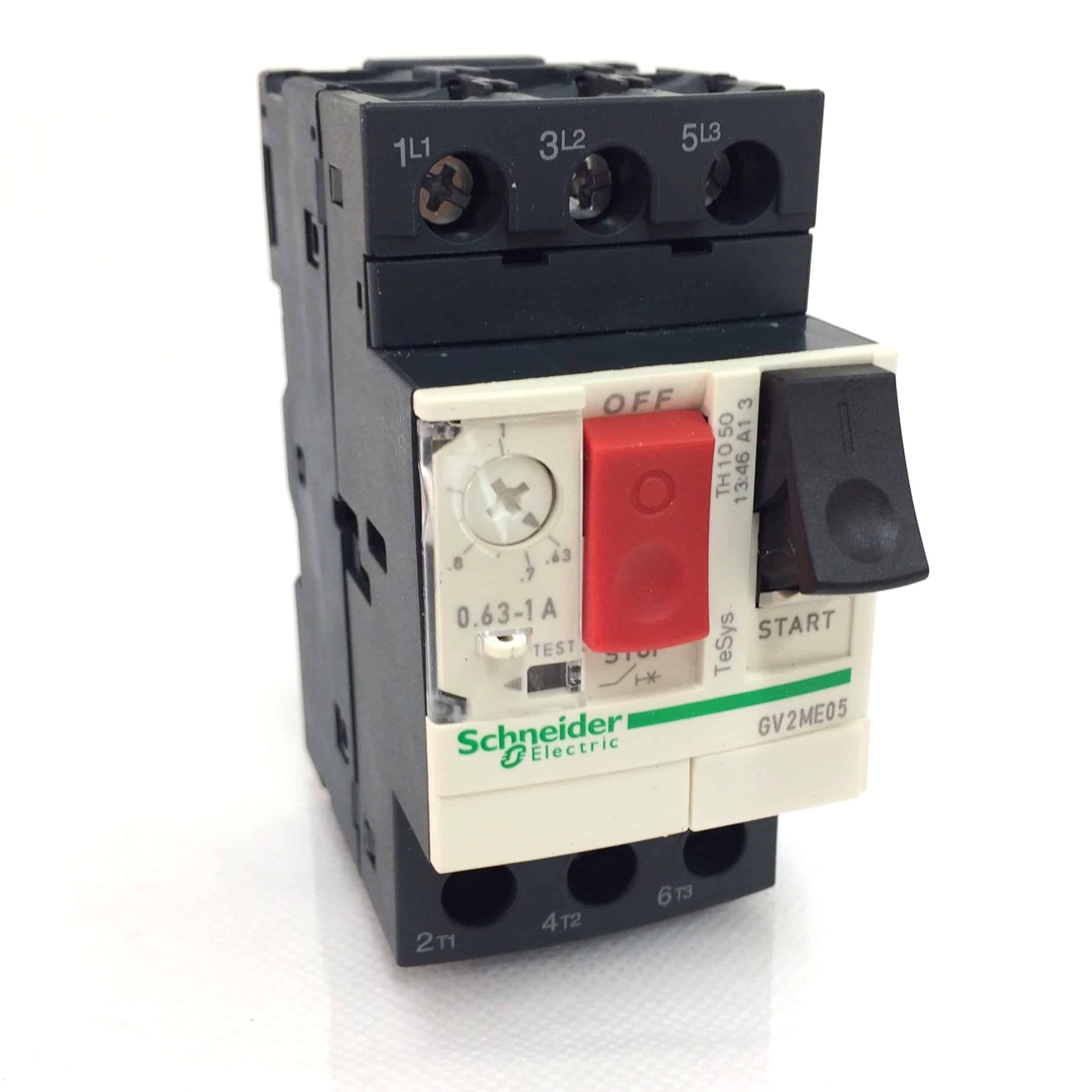 Motor circuit Breaker GV2ME05 034303 Schneider 0.63-1A GV2-ME05 - Axxa ...