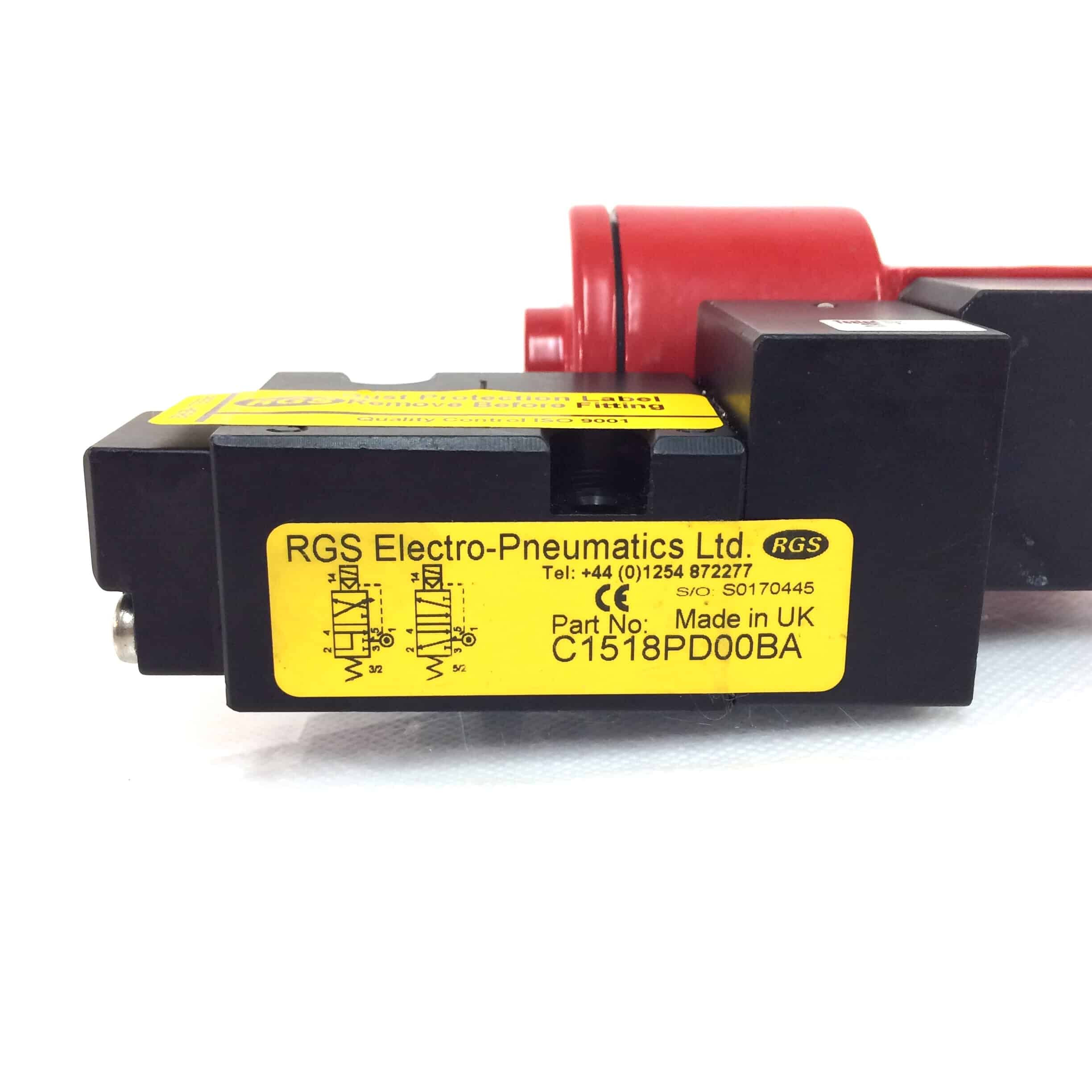 Valve C1518PD00BA RGS with 24VDC Solenoid BAS02ATEX2145 - Axxa - Motor ...