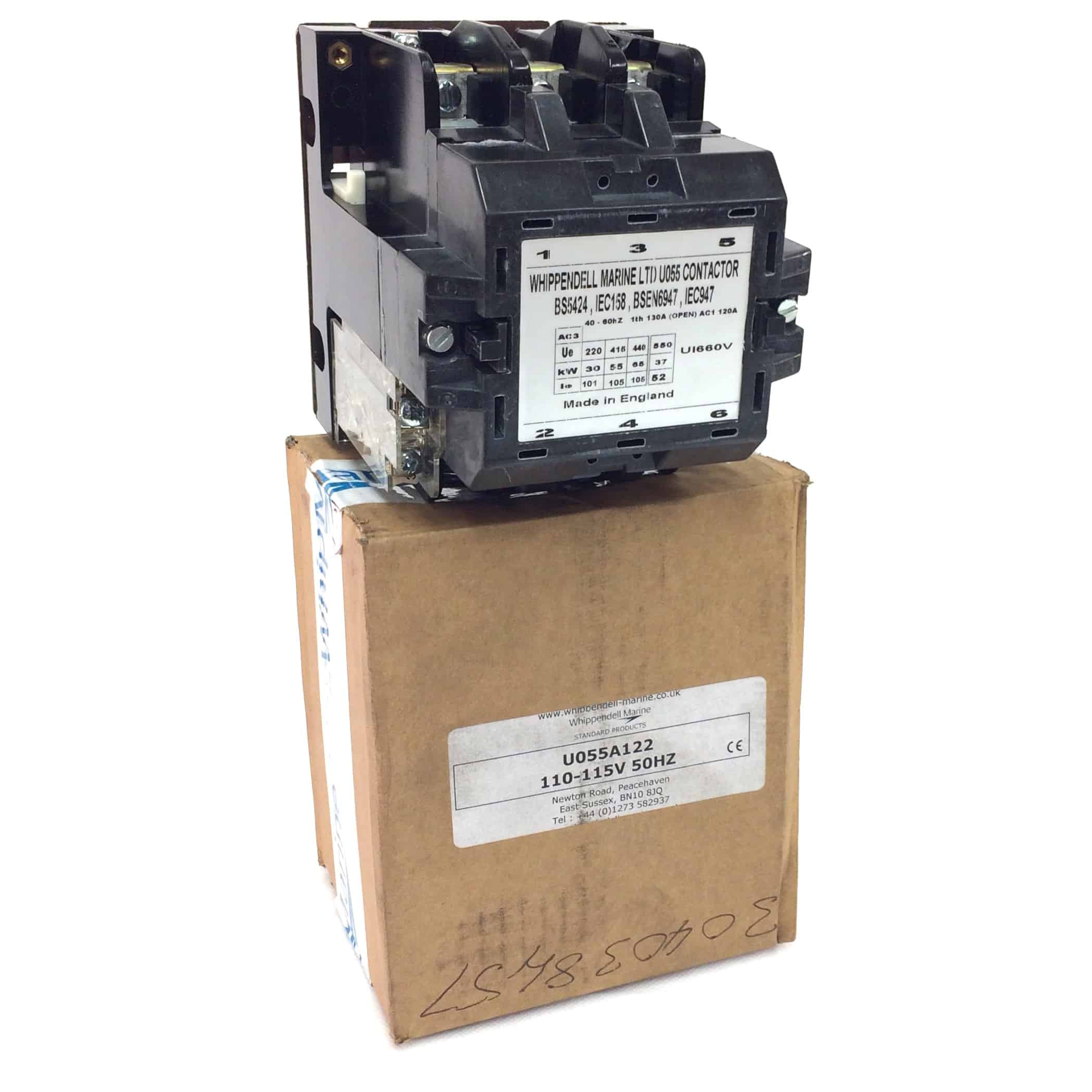 Contactor U055-A122 Allenwest/Whippendell Marine 110-115VAC 55kW ...