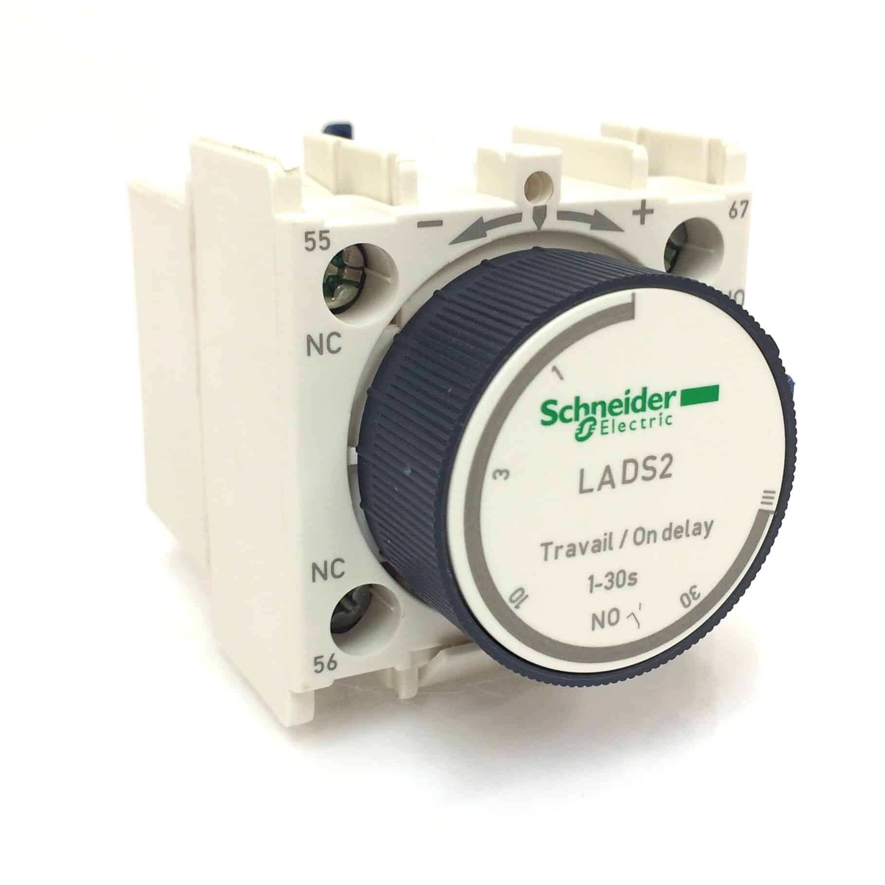 Time Delay Block LADS2 Schneider 1-30s NO/NC 038610 LAD-S2 - Axxa ...