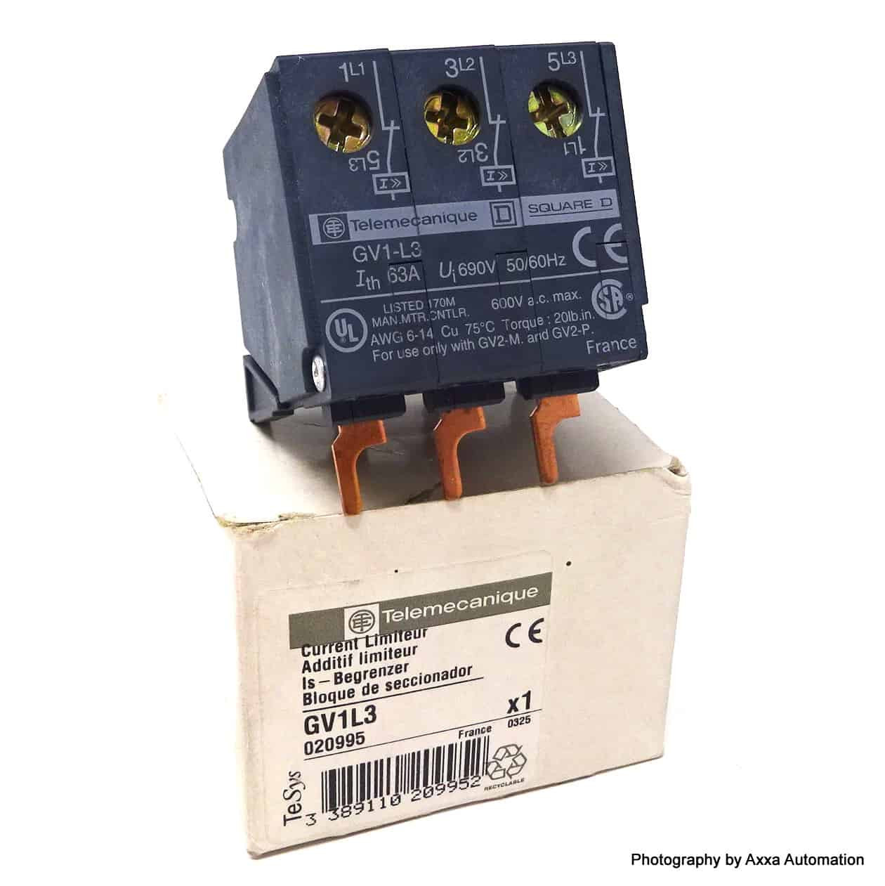 Current Limiteur GV1L3 Telemecanique 020995 GV1-L3 - Axxa - Motor ...